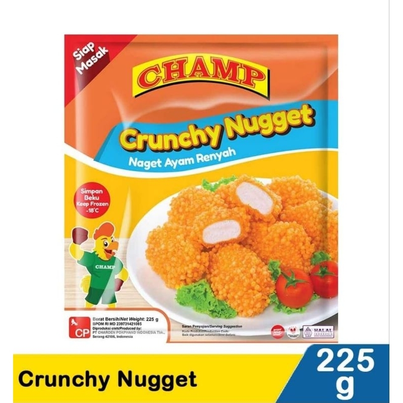Jual Champ Crunchy Nugget 225g Nugget Ayam Crispy | Shopee Indonesia