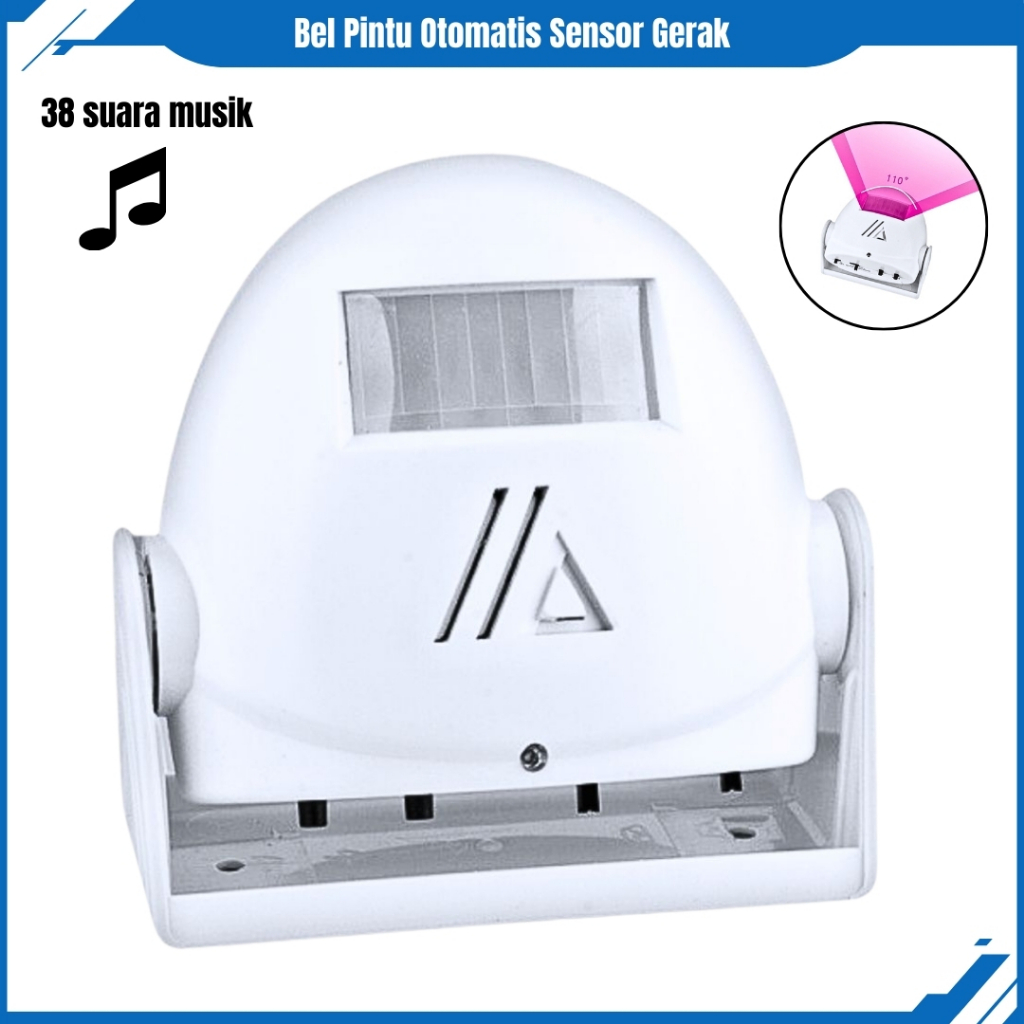 Jual Bel Sensor Gerak Dengan Pilihan 38 Macam Suara Musik Bell dan ...