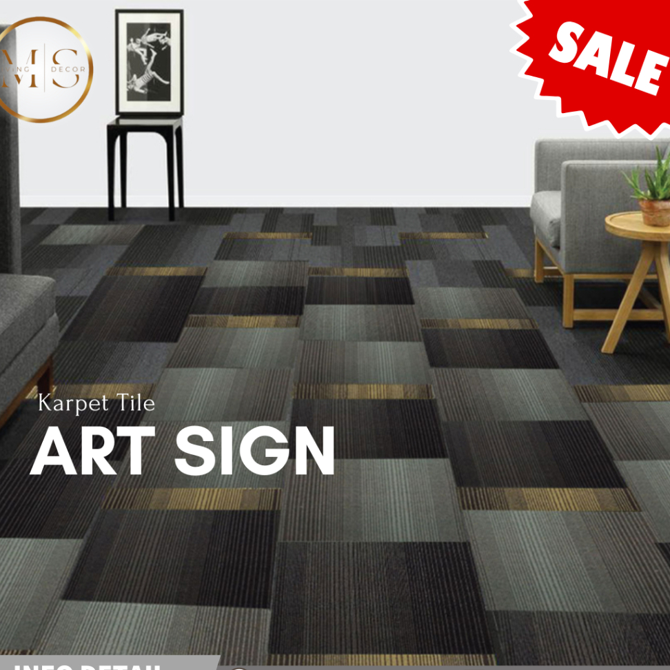 Jual Karpet Tiles Art Sign| Karpet Kantor | Karpet Hotel 50 x 50 cm ...