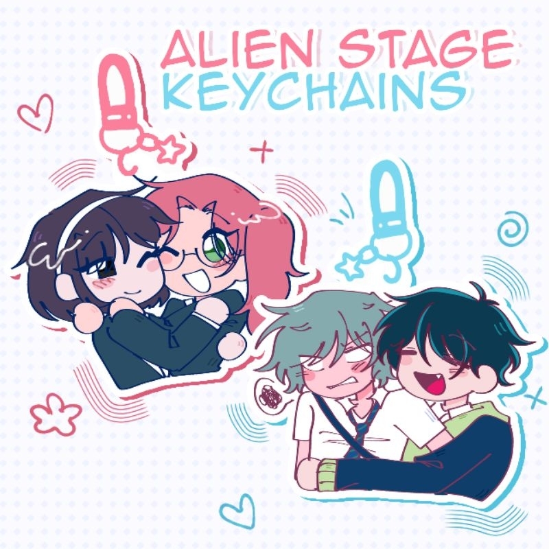 Jual ALNST || Alien stage keychains fanmerch by akiiyom | Shopee Indonesia