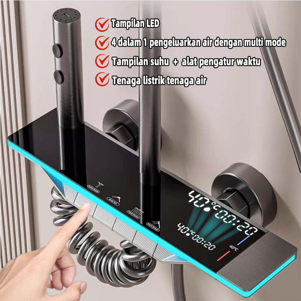 Jual Shower Kamar Mandi Satu Set + Keran Shower + Set Shower Bathtub ...