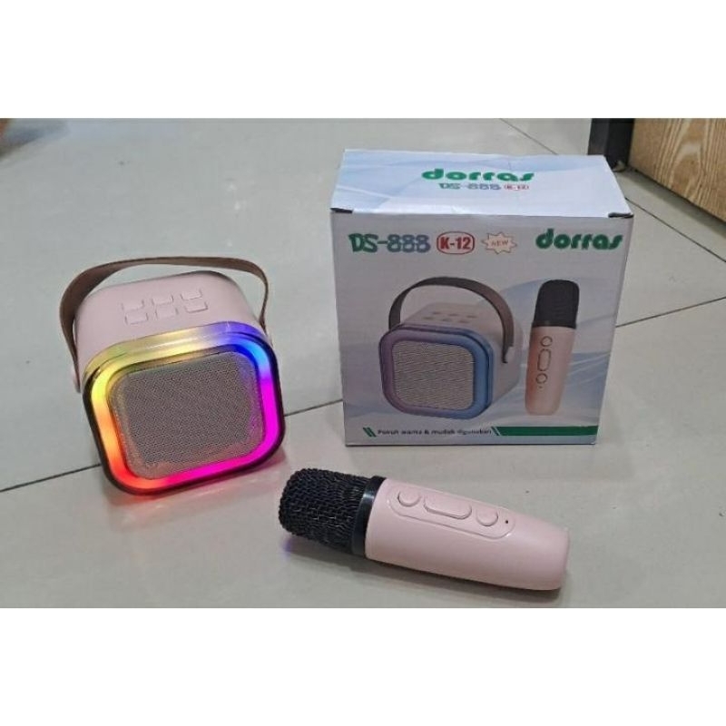 Jual SPEAKER MINI BLUETOOTH KARAOKE PORTABEL WIRELLES DORRAS DS-888 Original 100 % | Shopee ...