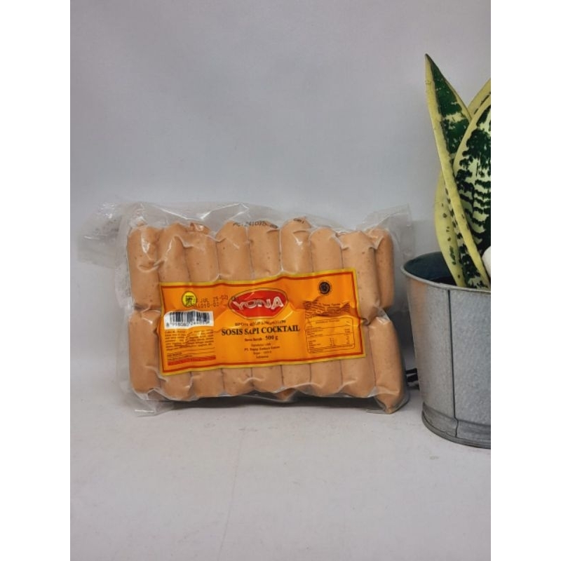 Jual YONA SOSIS SAPI COCKTAIL 500GR - SOSIS DAGING SAPI COCKTAIL ...
