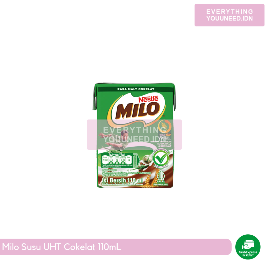 Jual Milo Susu UHT Cokelat 110mL | Shopee Indonesia