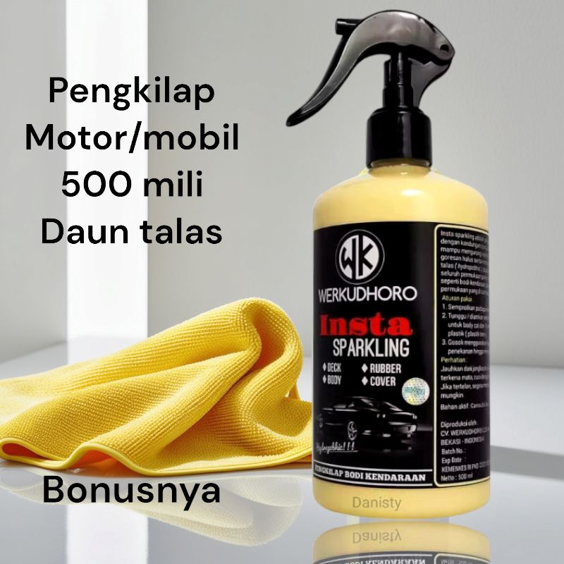Jual Pengkilap body motor dan mobil insta sparkling 500 mili | Shopee ...