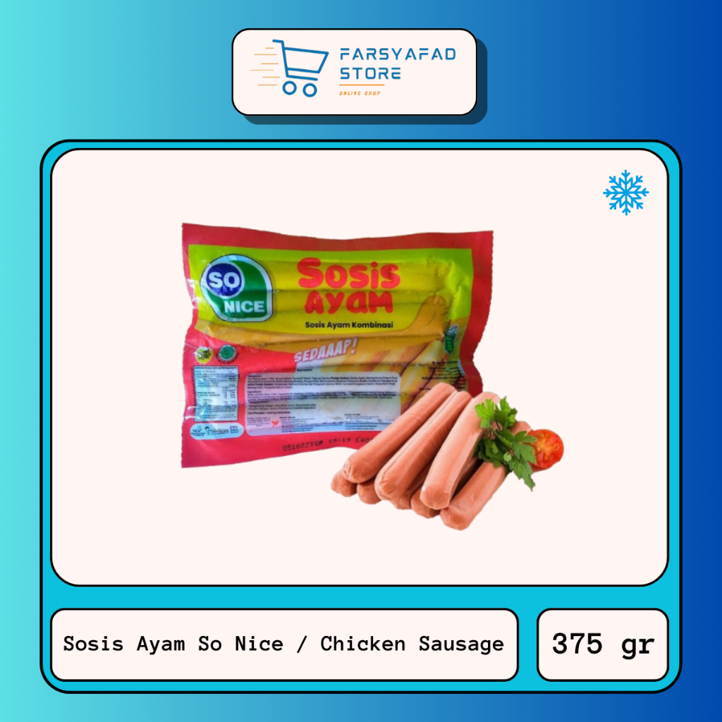 Jual Sosis So Nice / Sosis Ayam So Nice Sedap / Chicken Sausage So Nice ...