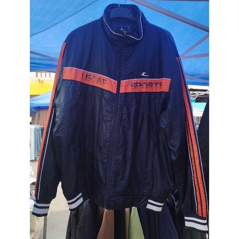 Jual Papowcloth - Jaket Lecaf Sports (les orange) | Shopee Indonesia