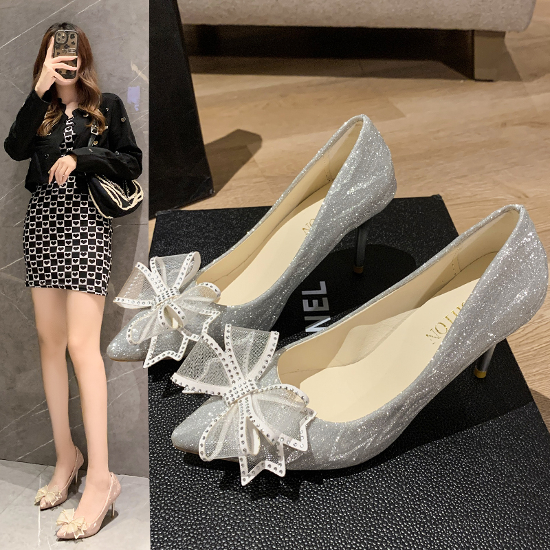 Jual Sepatu Hak Tinggi Kitten High Heels Pesta Wanita Perempuan ...