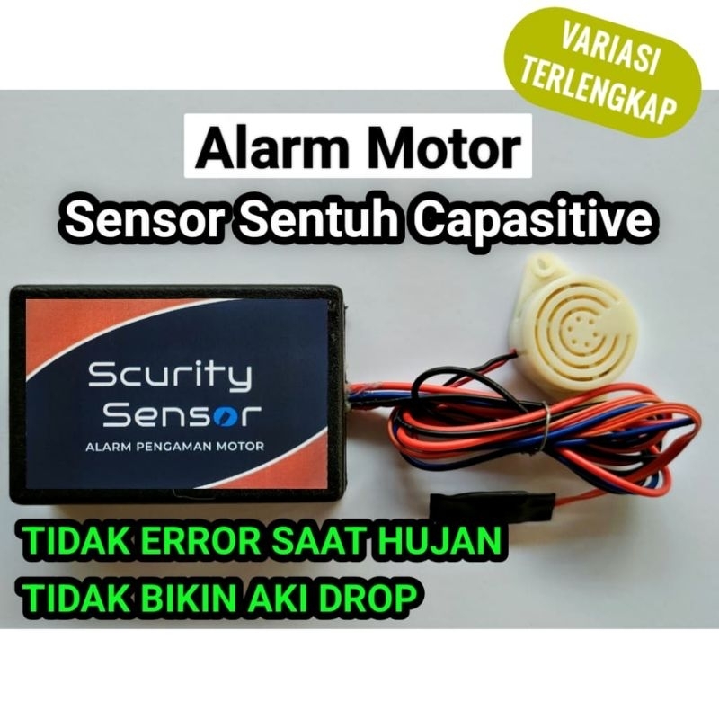 Jual Alarm Motor Sensor Sentuh Body Anti Maling Rahasia Kunci Ganda Motor | Shopee Indonesia