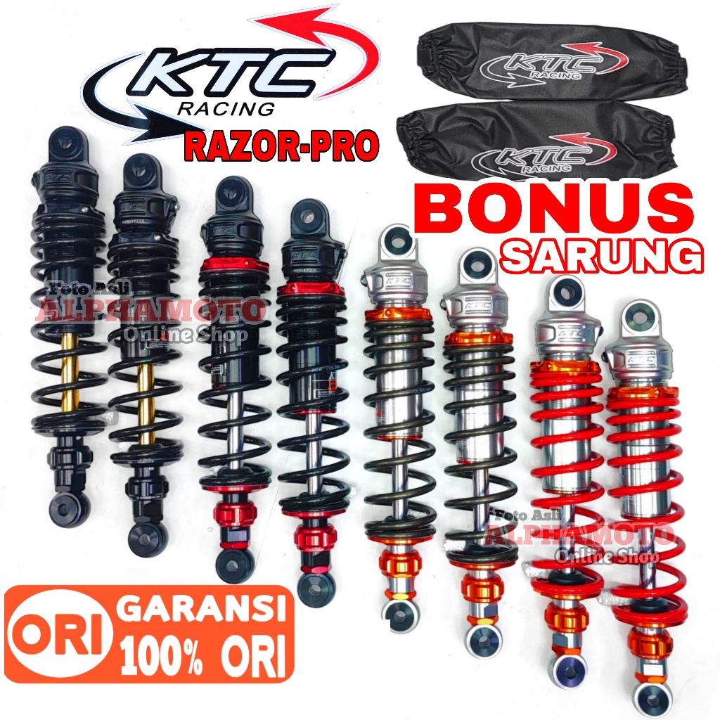 Jual shock ktc razor pro 280 320 340 rxking tiger supra w175 jupiter z ...