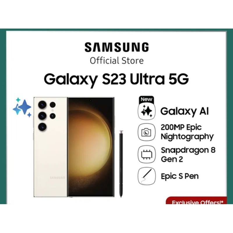 Jual Samsung Galaxy S23 Ultra 5G 12GB/256GB Smartphone AI, AI Phone ...