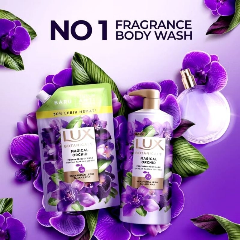 Jual lux botanical mahical orchid perfumed bodywash sahun mandi 800ml | Shopee Indonesia