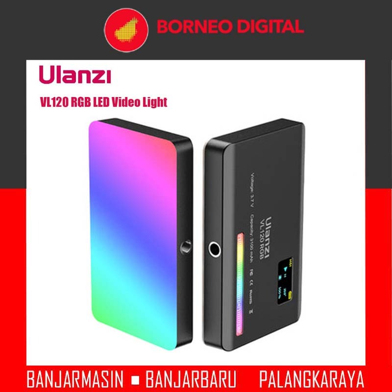 Jual ULANZI VL120 RGB BLACK (2495) | Shopee Indonesia