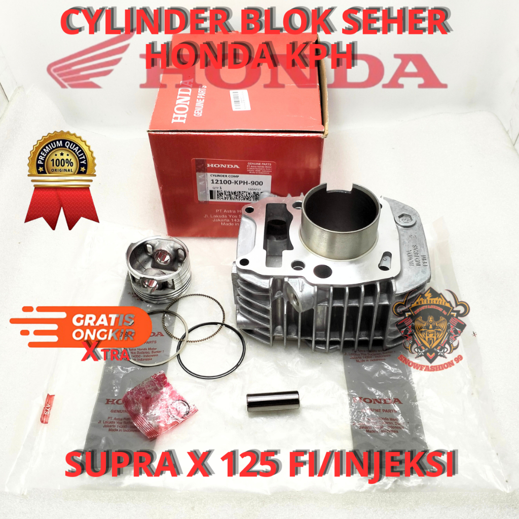 Jual BLOK SEHER SUPRA 125 FI KPH-900 BLOK PISTON KIT SUPRA 125 INJEKSI ...