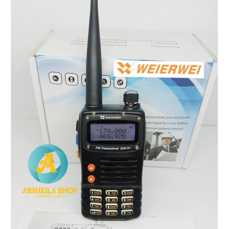 Jual Ht weierwei V8 plus vhf original | Shopee Indonesia