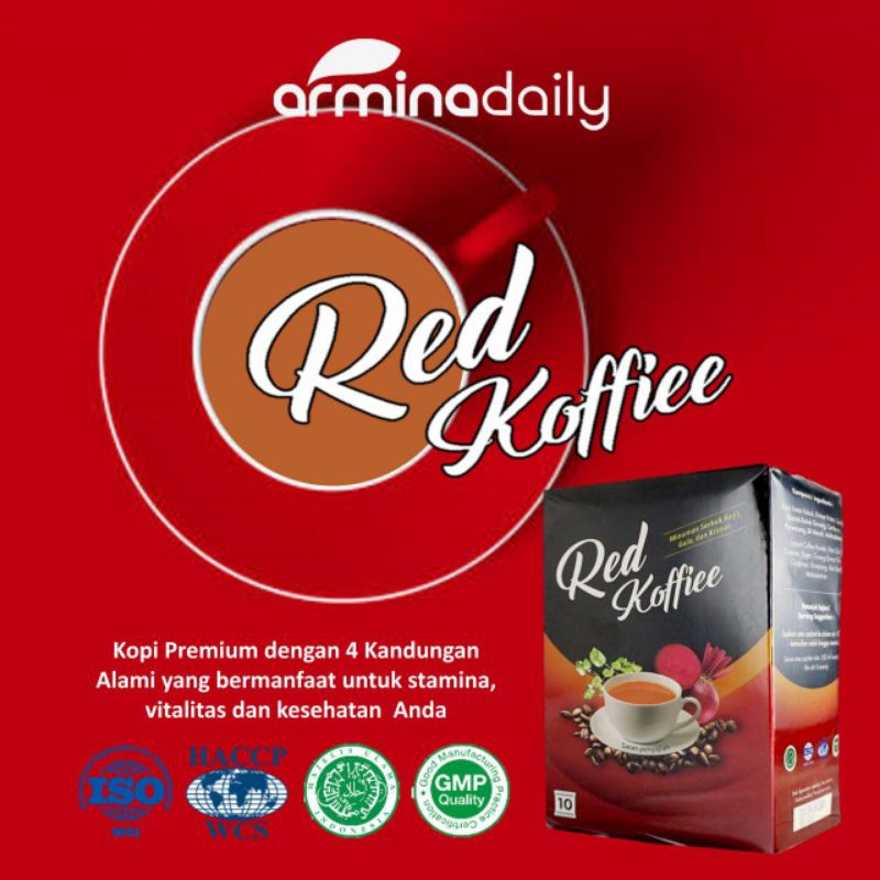 Jual Kopi merah Red Koffe armina daily ( 1 box ) | Shopee Indonesia
