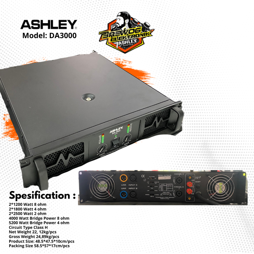Jual ORIGINAL BREWOG ASHLEY NUSANTARA POWER ASHLEY DA3000 | Shopee ...
