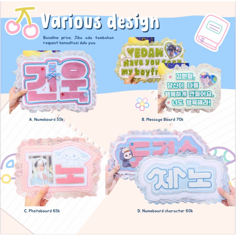 Jual Fanboard kpop Lace Slogan Uchiwa Handfan griptok Banner fanboard ...