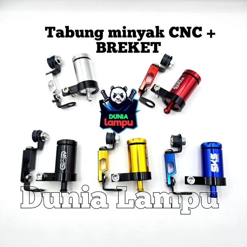 Jual Tabung Master Rem CNC depan model botol cnc Universal plus tiang ...