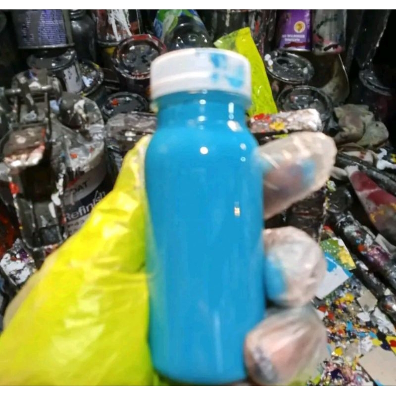 Jual cat motor dan mobil warna blu tosca pesmet warna yerbaru dan ter ...