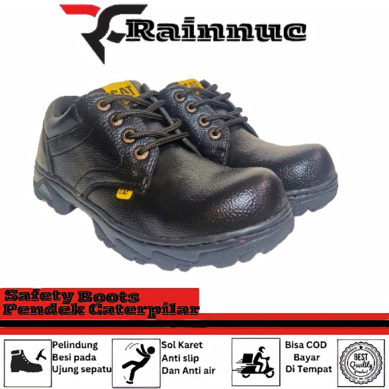 Jual Sepatu Safety Boots Pria Ujung Besi Sepatu Kerja Sepatu Proyek ...