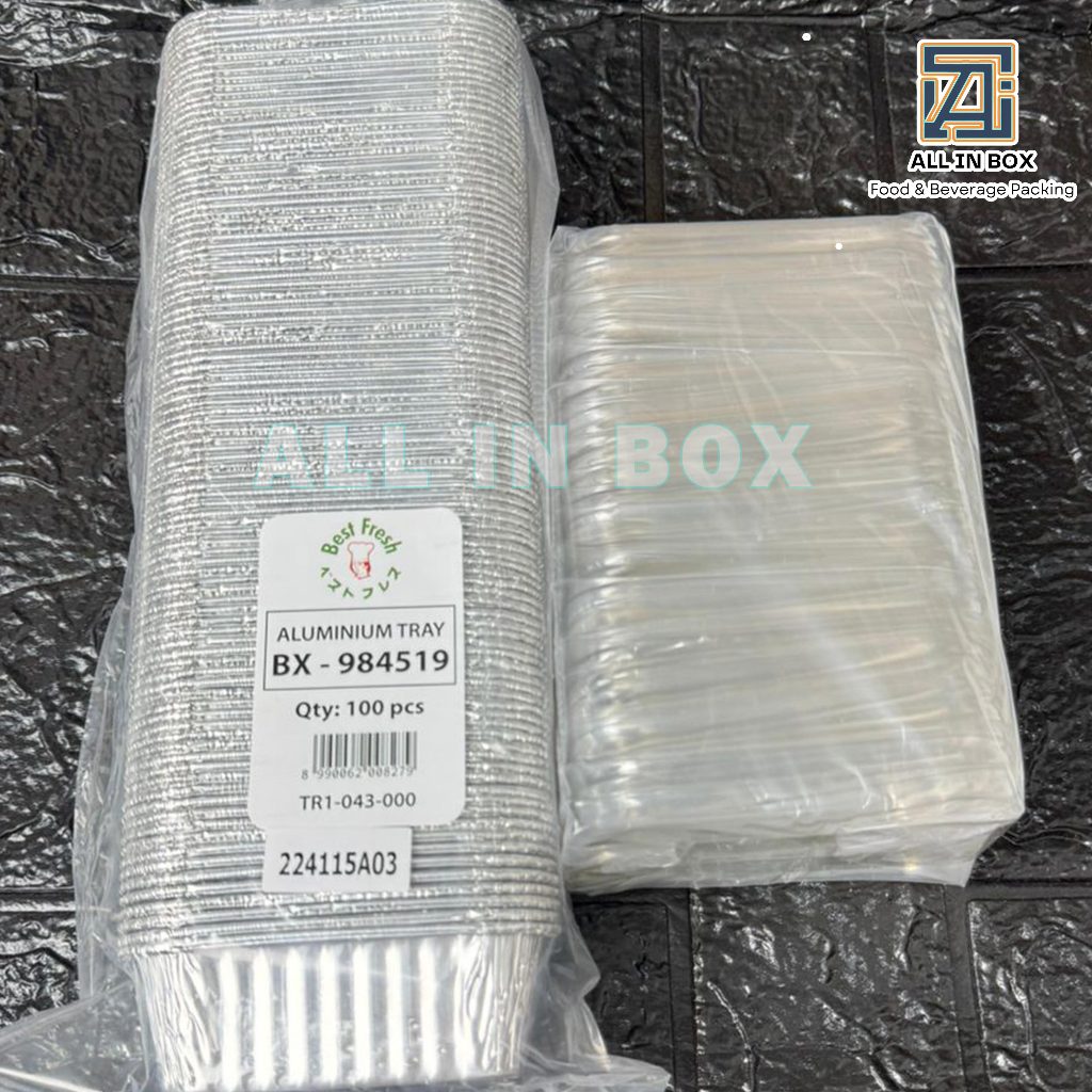 Jual 100 pcs BESTFRESH ALUMINIUM FOIL TRAY BX-984519 / Wadah Alumunium ...