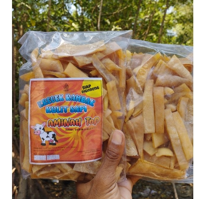 Jual krecek rambak kulit sapi/krupuk mentah/rambak mentah/rambak sapi ...