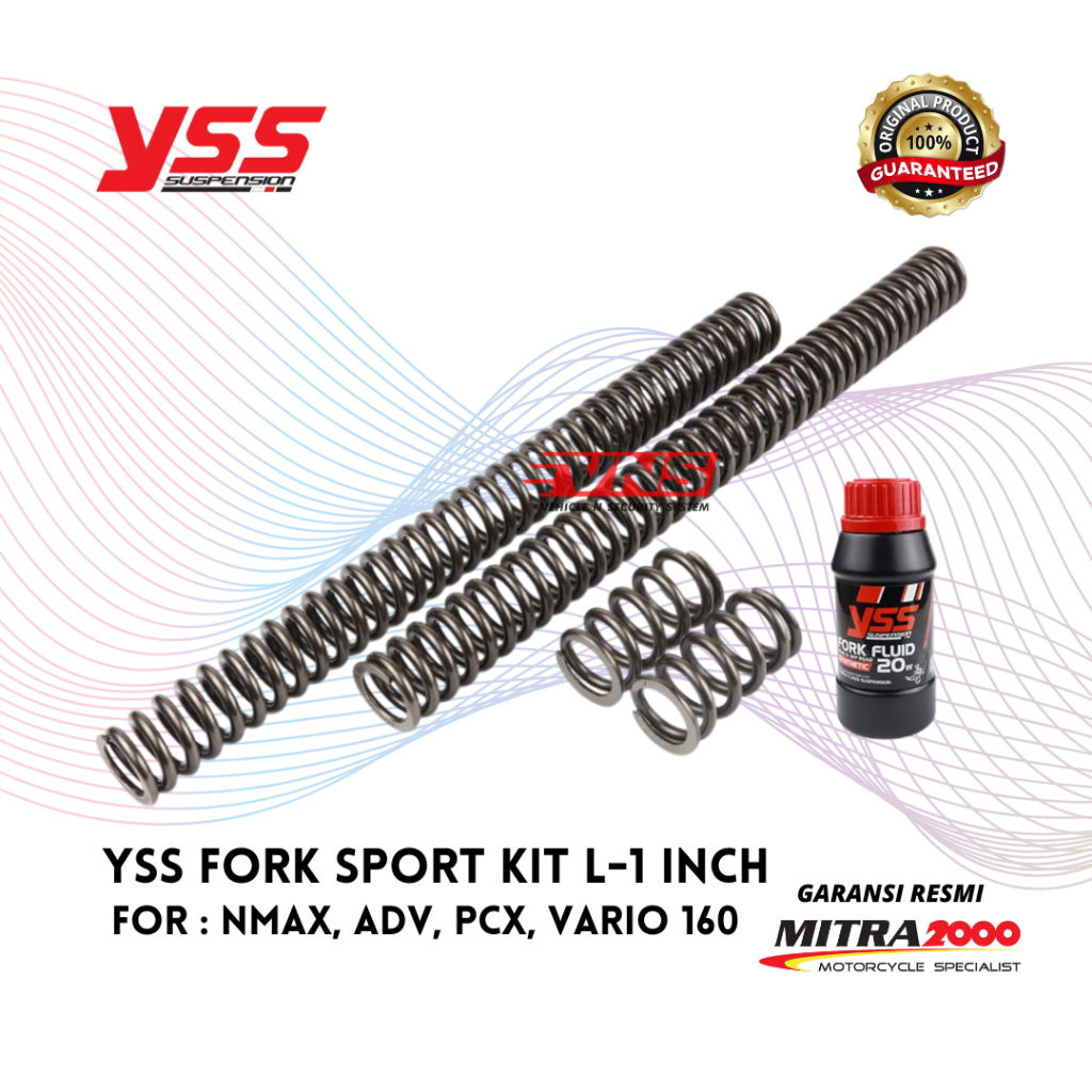Jual YSS Fork Sport Kit Lowering NMAX, PCX150 / PCX160, ADV150 / ADV160, VARIO 160 | Shopee ...