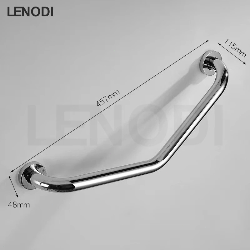 Jual Lenodi Pegangan siku stainless stell Sus 201/pegangan bathtub ...