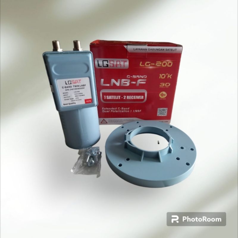 Jual Lnb Cband Dual Lg Sat - 1 Satelit 2 Receiver | Shopee Indonesia