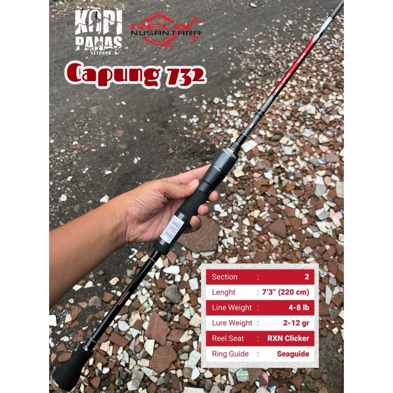 Jual Rod Joran Relix Nusantara Capung 732 4-8 lb Spinning Ultralight ...