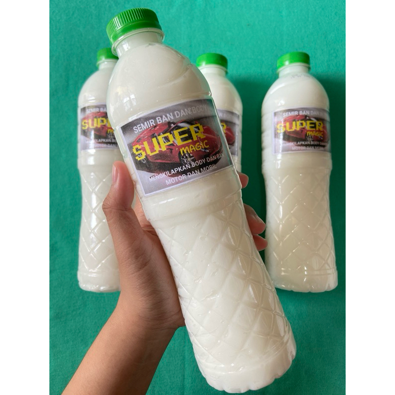 Jual Semir Ban Putih 600ml SUPER MAGIC | Shopee Indonesia