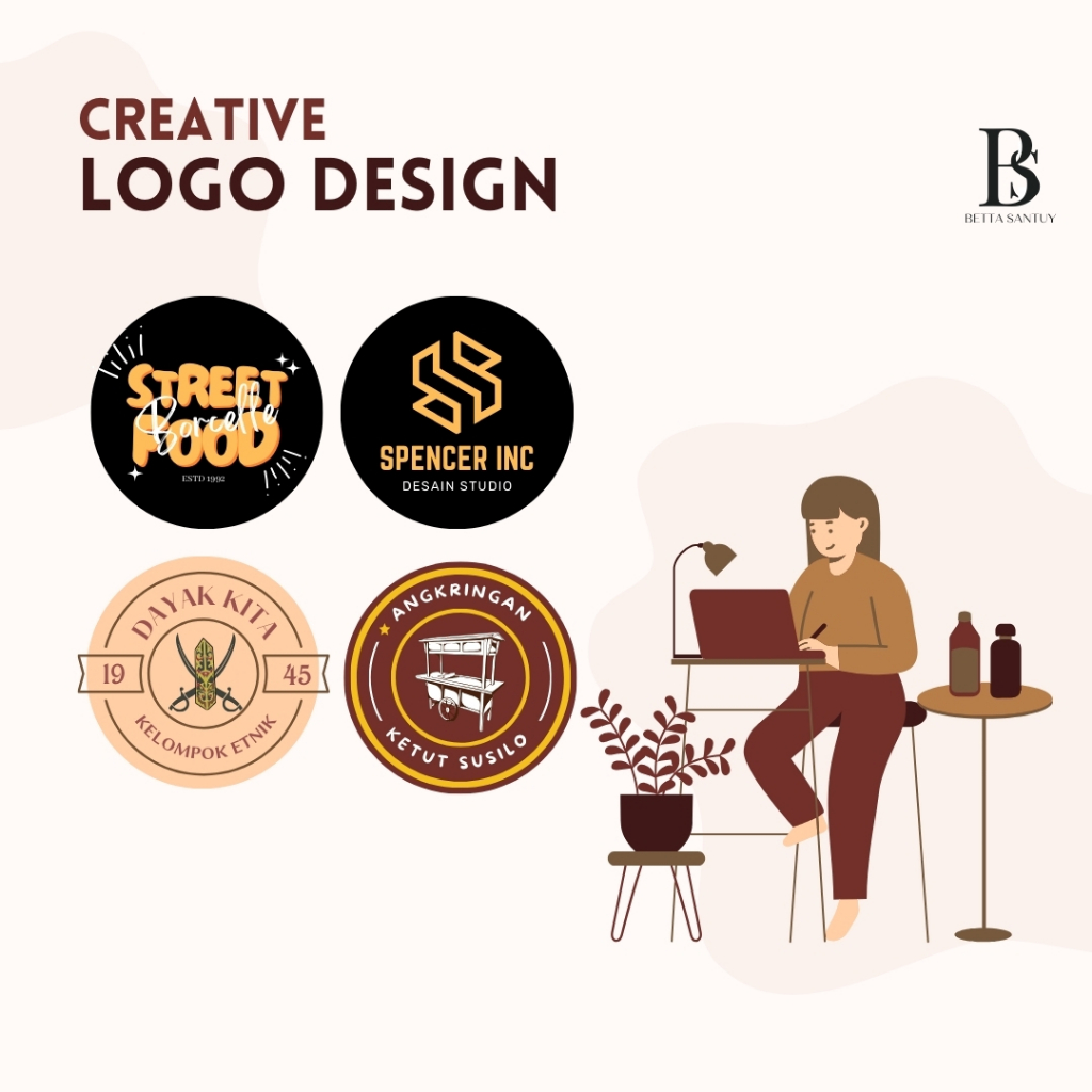 Jual Jasa Bikin Desain Logo Custom I Logo I Label I Sticker Jualan ...