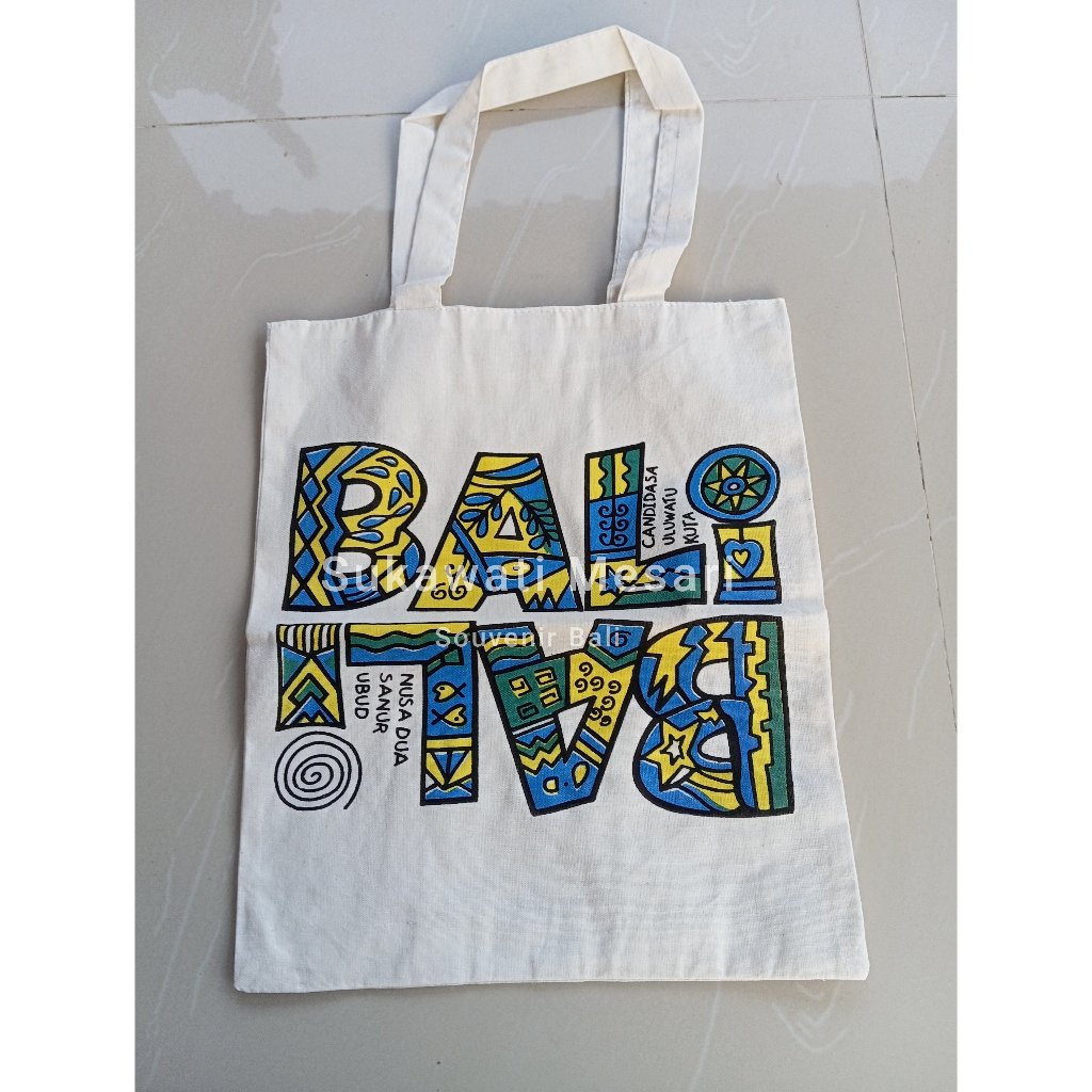 Jual Tas Bali Panggul Totebag Simple Oleh Oleh Souvenir Bali Unik ...