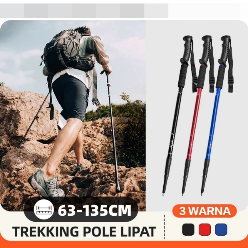 Jual [store] Tracking Pole Lipat Tongkat Gunung Trekking Hiking Dapat ...
