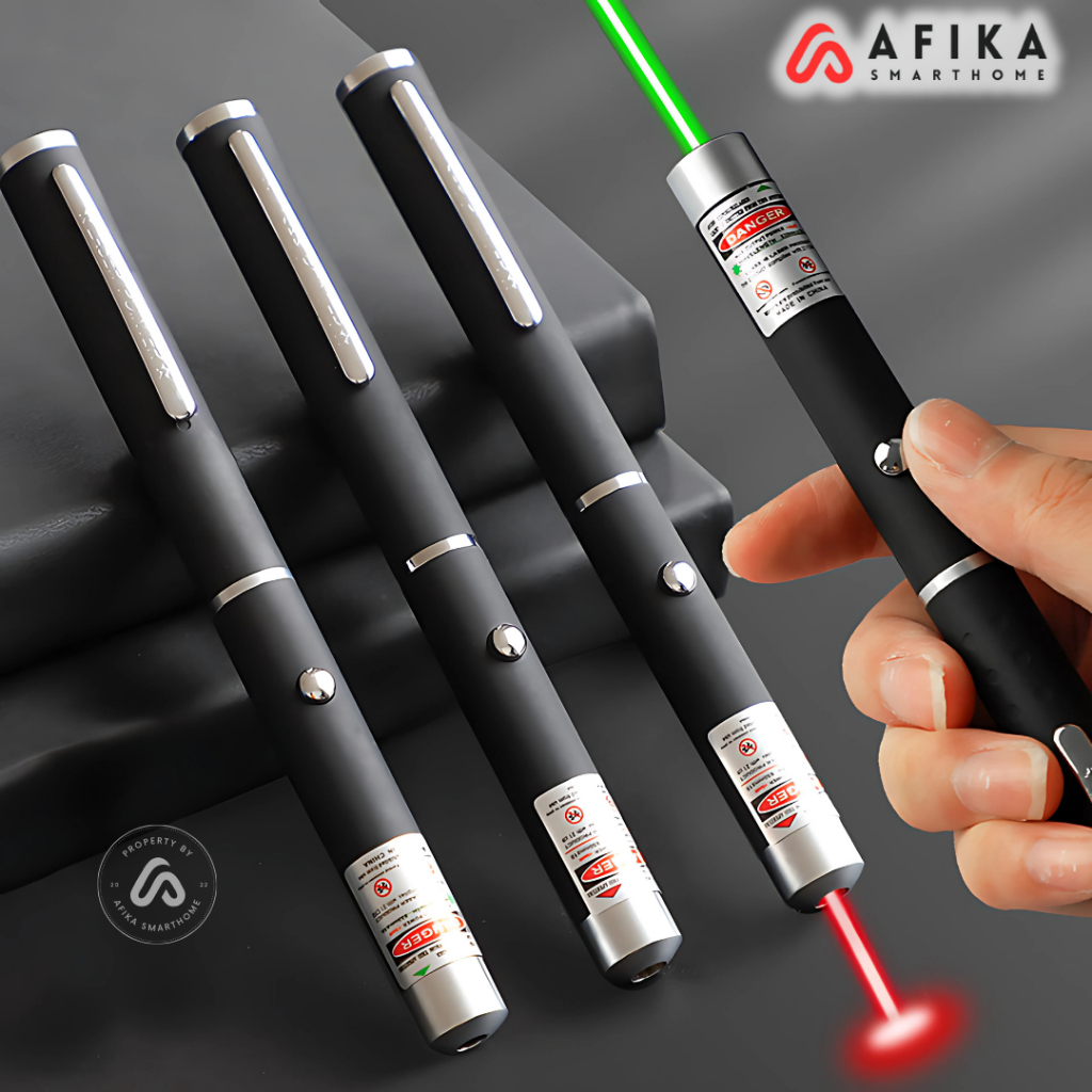 Jual Laser Pointer Pen Presentasi High Power Baterai AAA 5mw Beam Merah ...