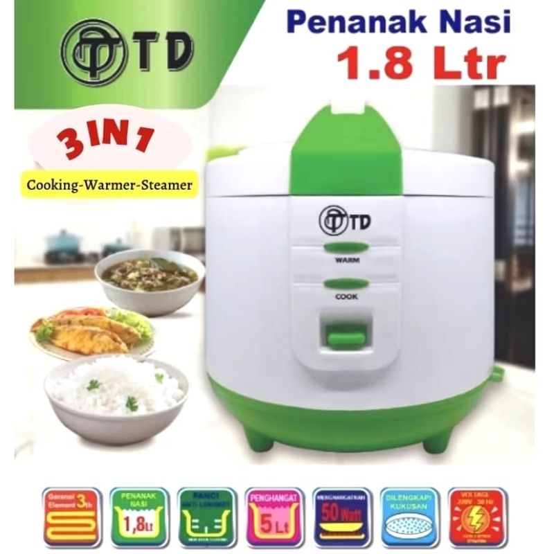 Jual Magicom Rice Cooker TD 1,8 Liter Penanak Nasi | Shopee Indonesia