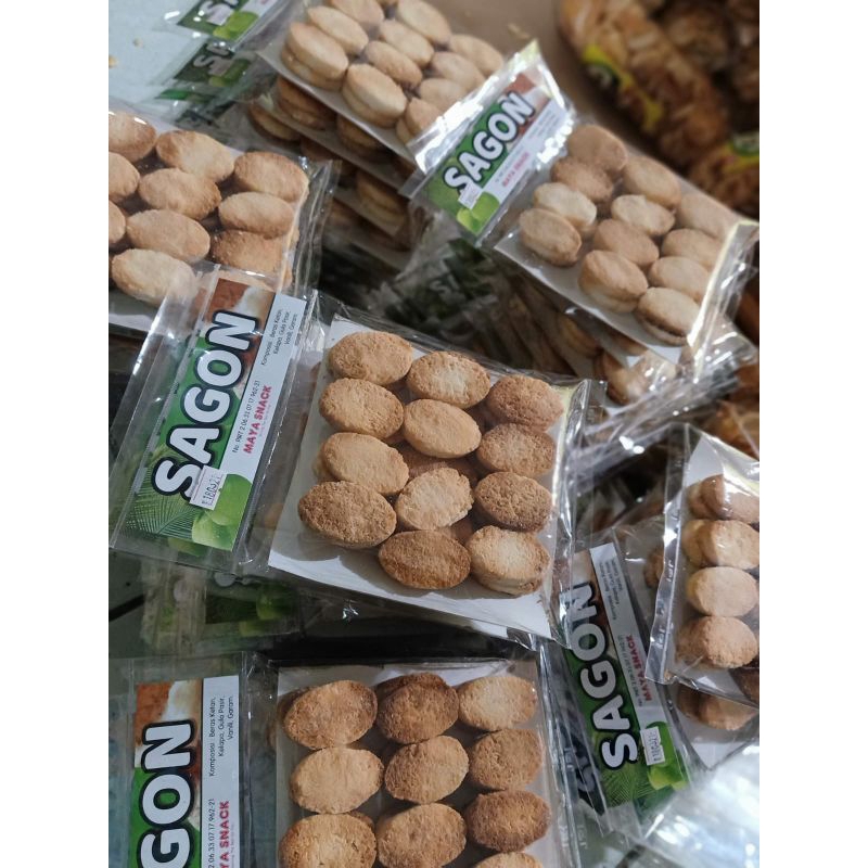 Jual SAGON OVAL SAGON KELAPA ENAK KEMASAN OLEH-OLEH | Shopee Indonesia