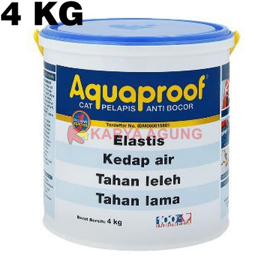 Jual AQUAPROOF Cat Pelapis Anti Bocor 4 KG / Cat Tembok Waterproof ...