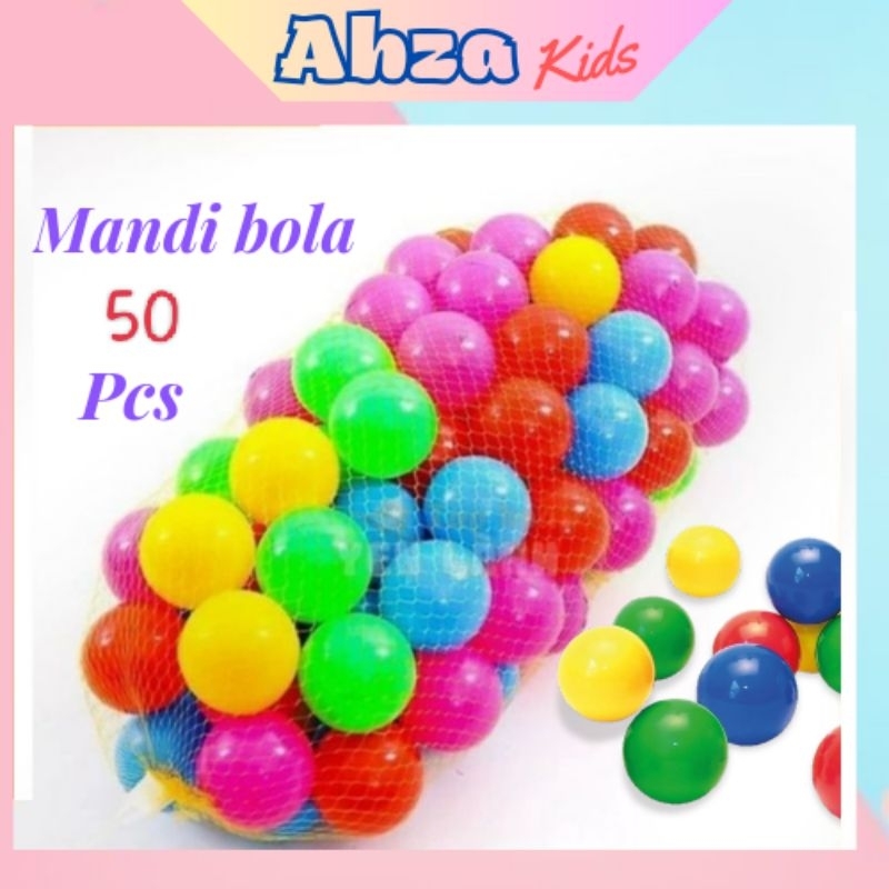 Jual 50 Pcs Mandi Bola Kecil/Mandi Bola Warna Warni kecil | Shopee ...