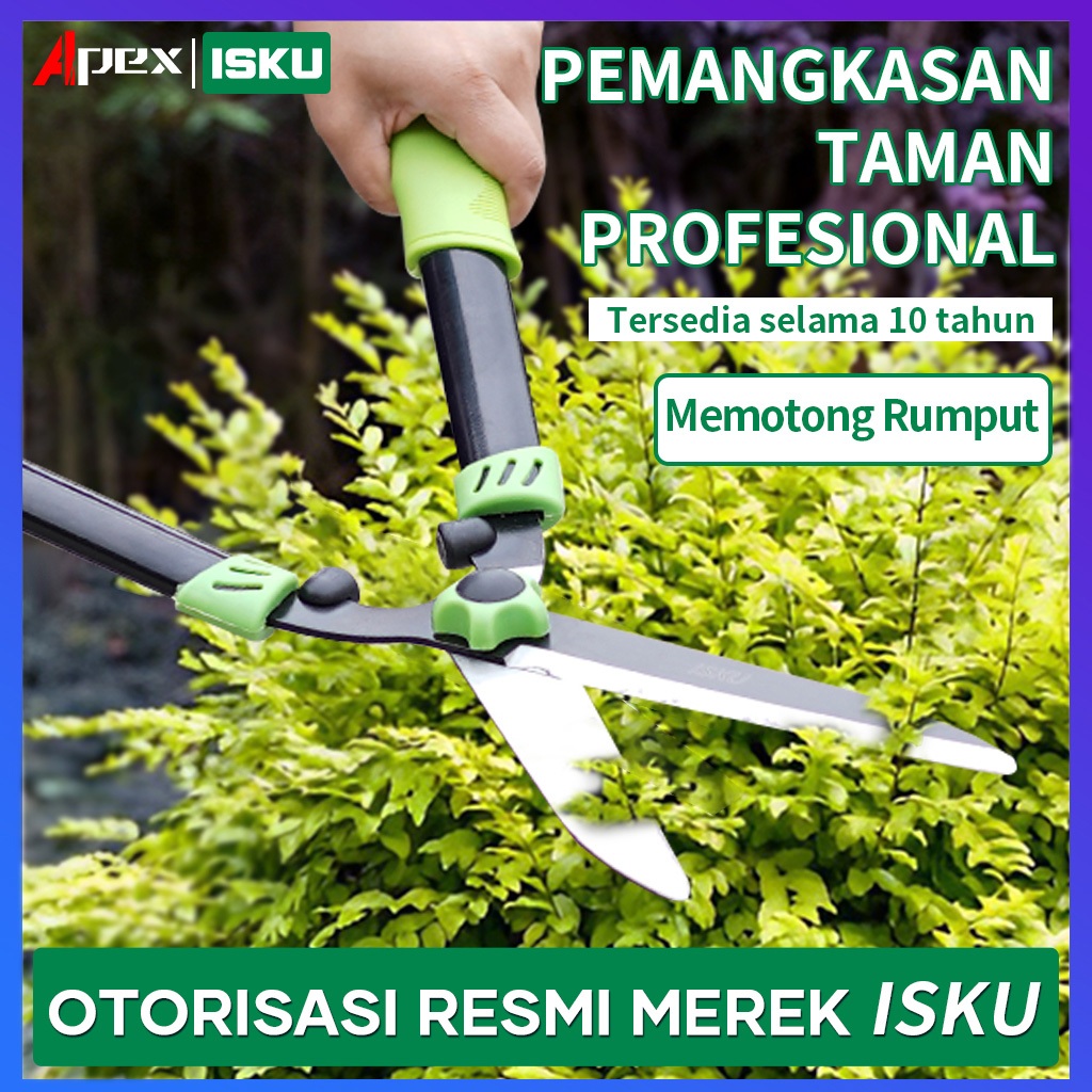 Jual ISKU Gunting Rumput Taman Gunting tanaman gunting pangkas daun ...