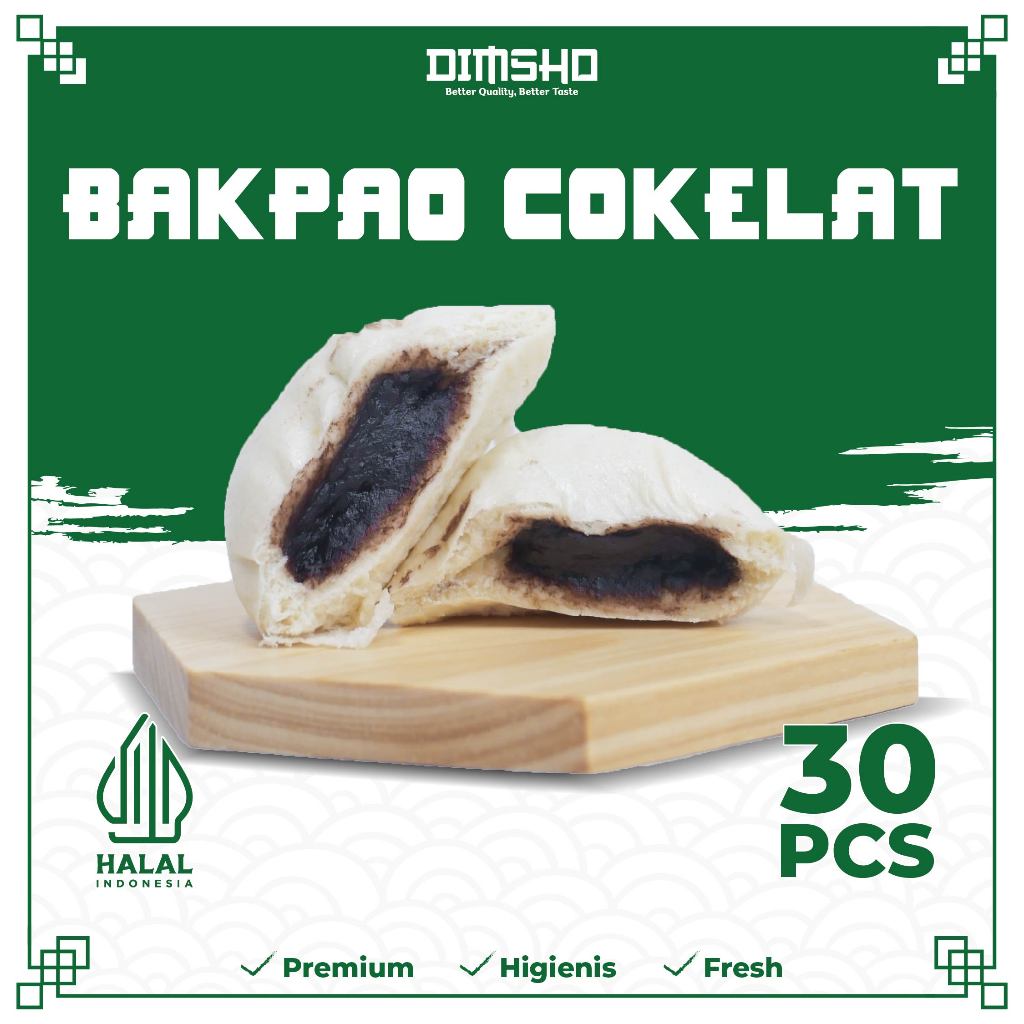 Jual DIMSUM BAKPAO COKELAT II DIMSUM FROZEN PREMIUM HALAL II DIMSUM ...