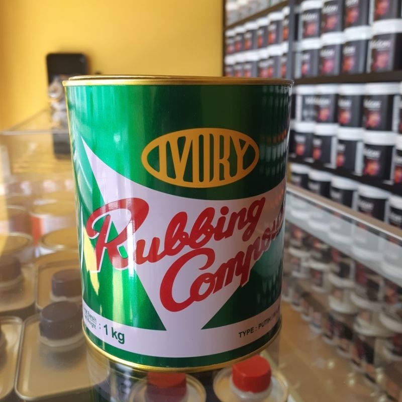Jual RUBBING COMPOUND IVORY WARNA PUTIH 1 KG / KOMPON PUTIH UNTUK POLES ...