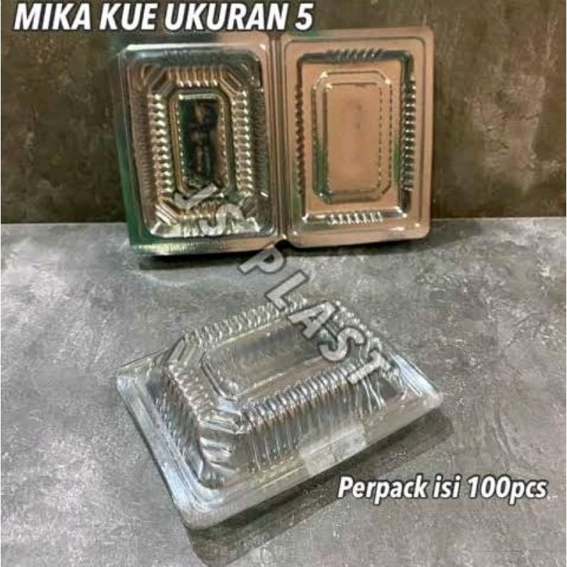 Jual Mika Kue Kecil MMPG 5x (100pcs) - Ukuran Dalam 7cm x 10cm dan Luar ...