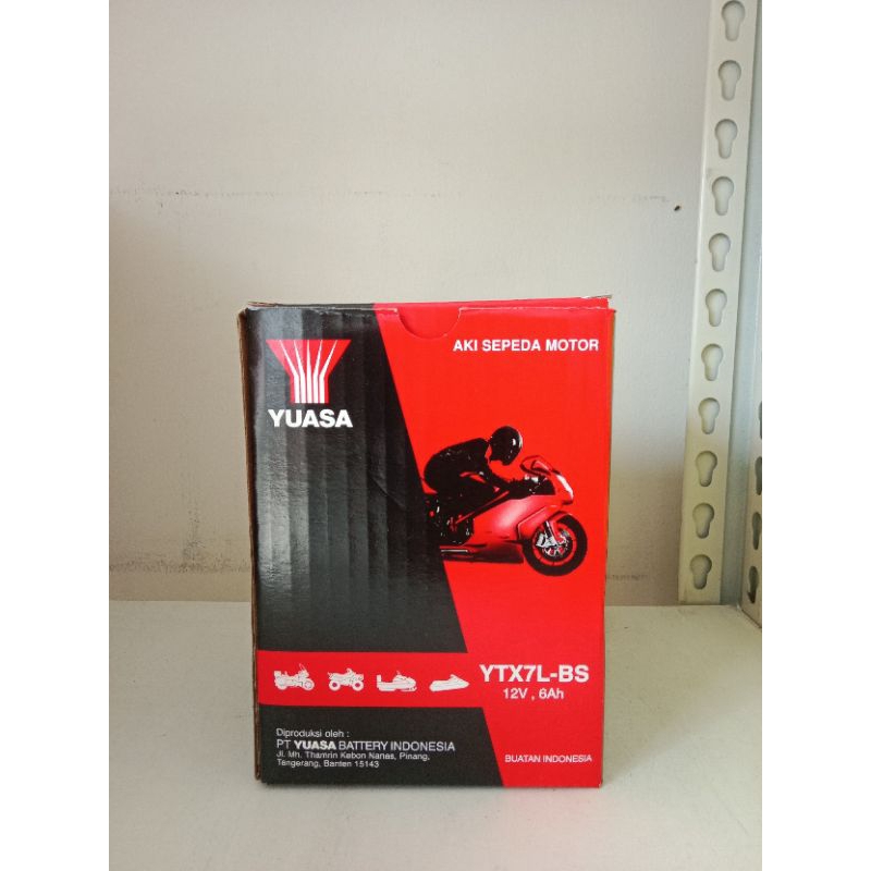 Jual Aki / Accu Motor Vespa LX 150, Vespa Liberty Yuasa YTX7L-BS Aki Kering | Shopee Indonesia