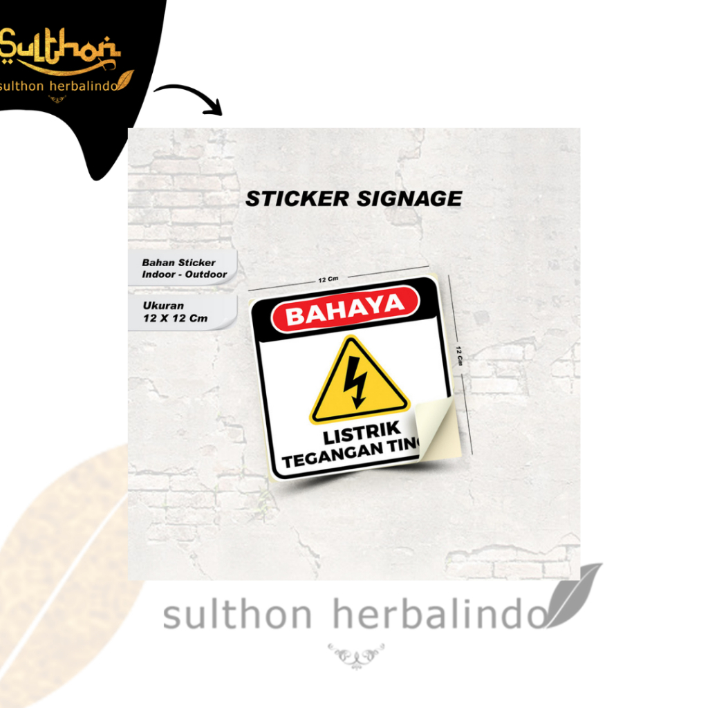 Jual sulthon - STIKER PERINGATAN MURAH BAHAN VINLY / STIKER PERINGATAN ...