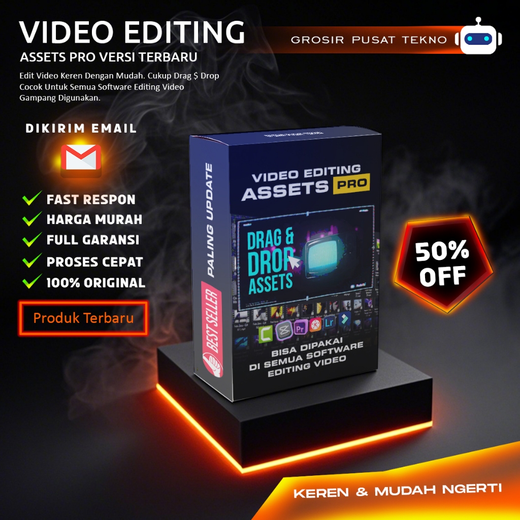 Jual Editing Video Assets Pro: Kumpulan Tools & Materi Lengkap untuk ...