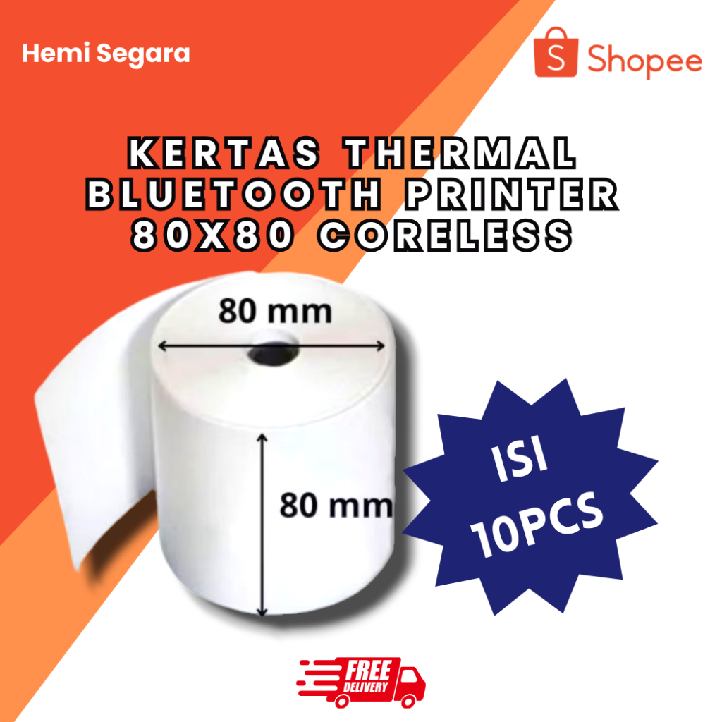Jual Kertas Thermal 80X80 Terlengkap & Harga Terbaru Mei 2026 | Shopee ...