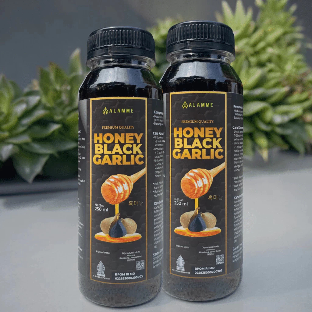 Jual Alamme Black Garlic Honey Madu Bawang Hitam Tunggal Lanang Premium ...