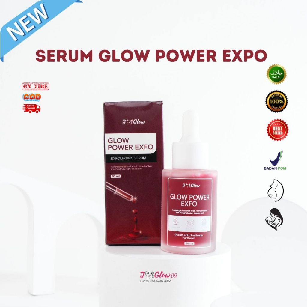 Jual Glow Power Exfo - Serum Eksfoliasi Mencerahkan dan Mengangkat Sel ...